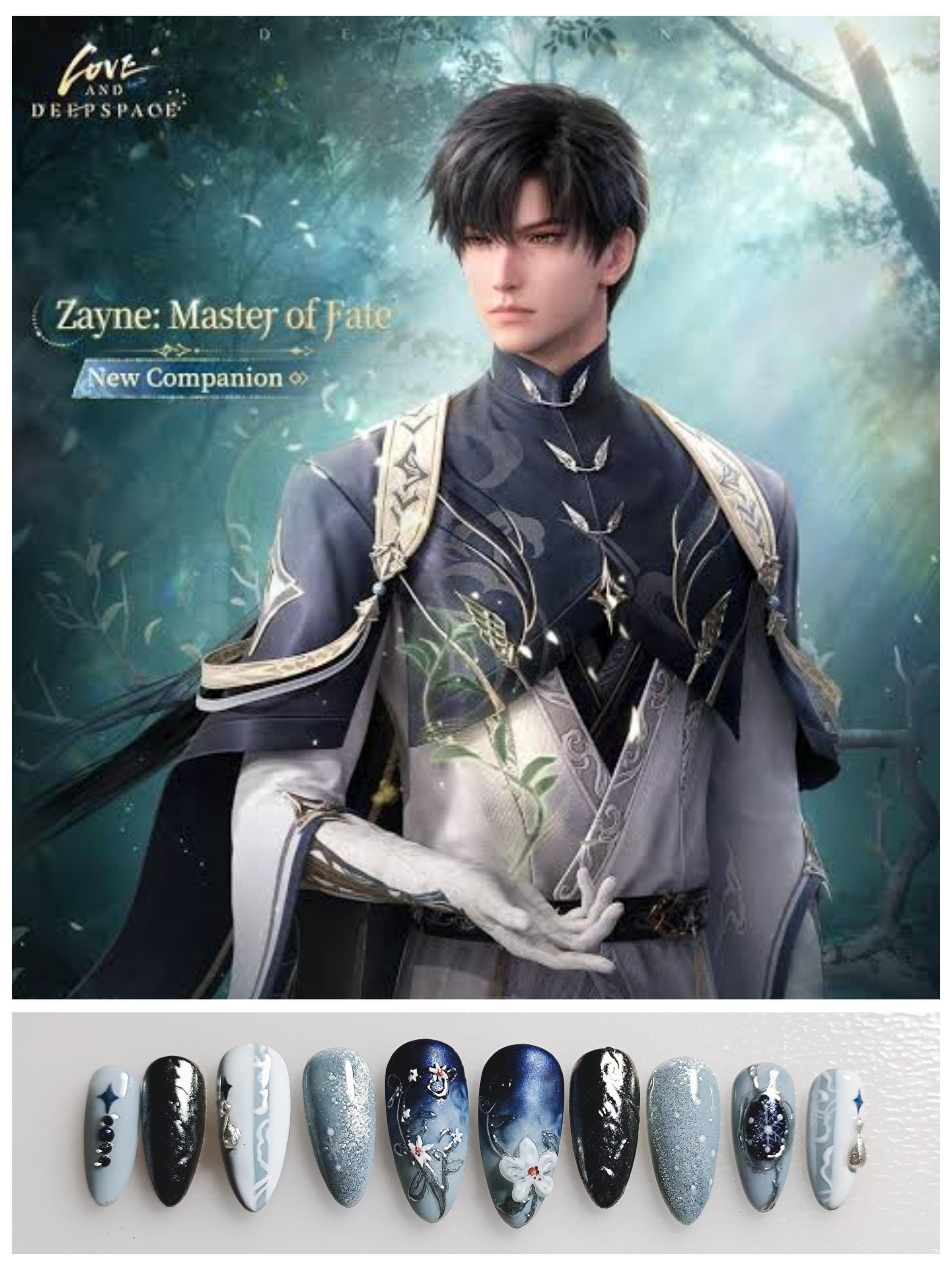 ZAYNE (love and Deep Space) Press on Nails - Etsy