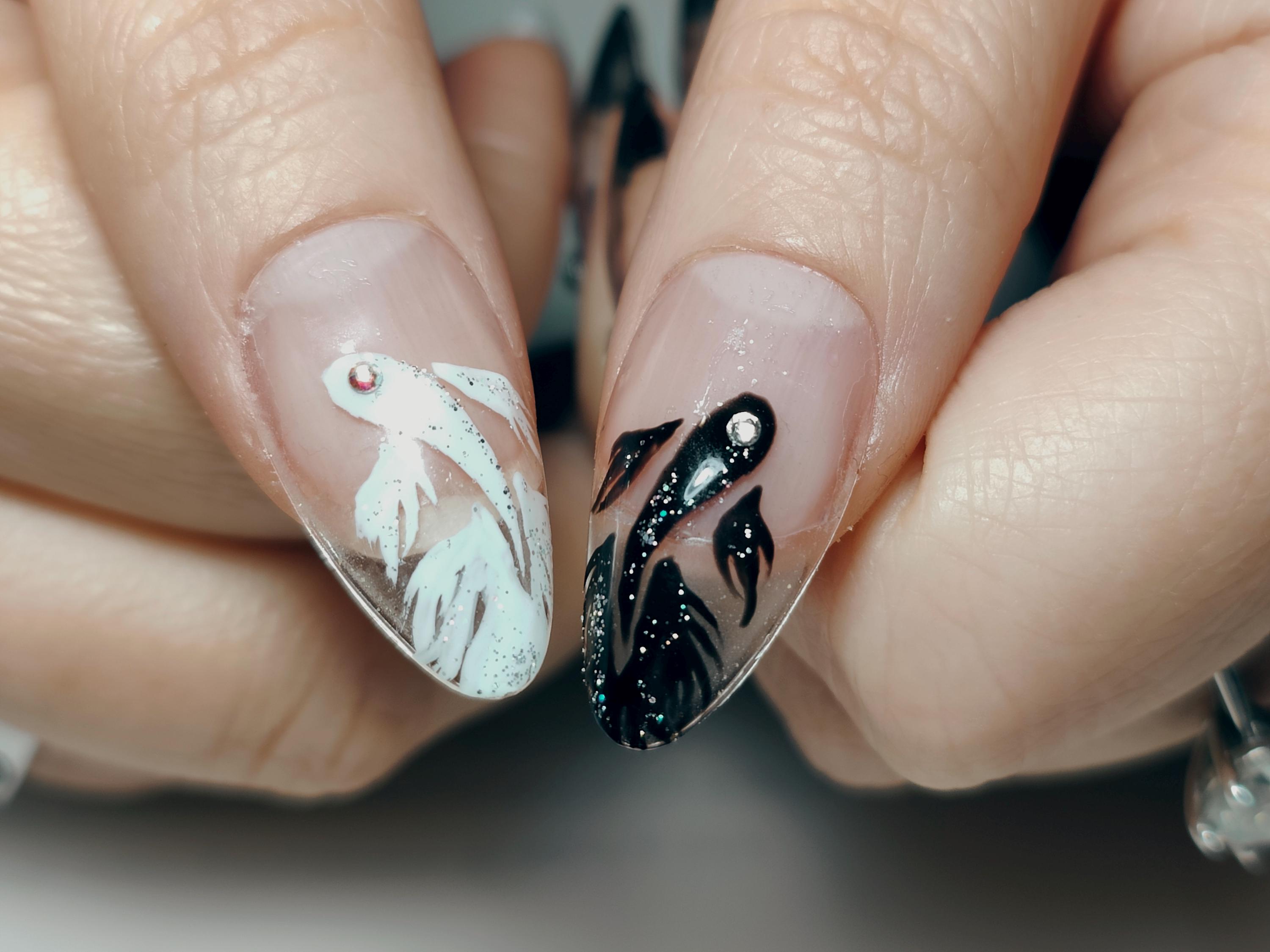 Gojo X Geto Press on Nails, JJK, Gelx, Anime Nails - Etsy