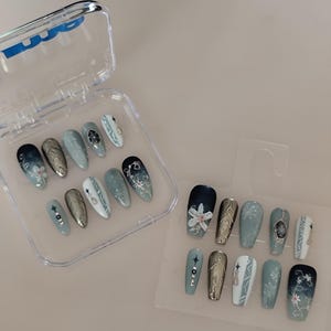 ZAYNE (love and Deep Space) Press on Nails - Etsy