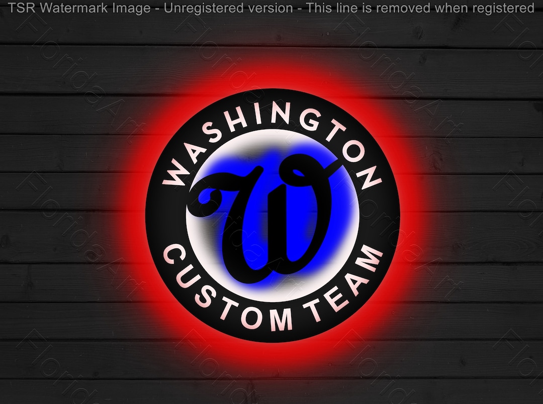 Sports Team Sign, Custom Sign, Illuminated,atlanta,wasington,newyork ...
