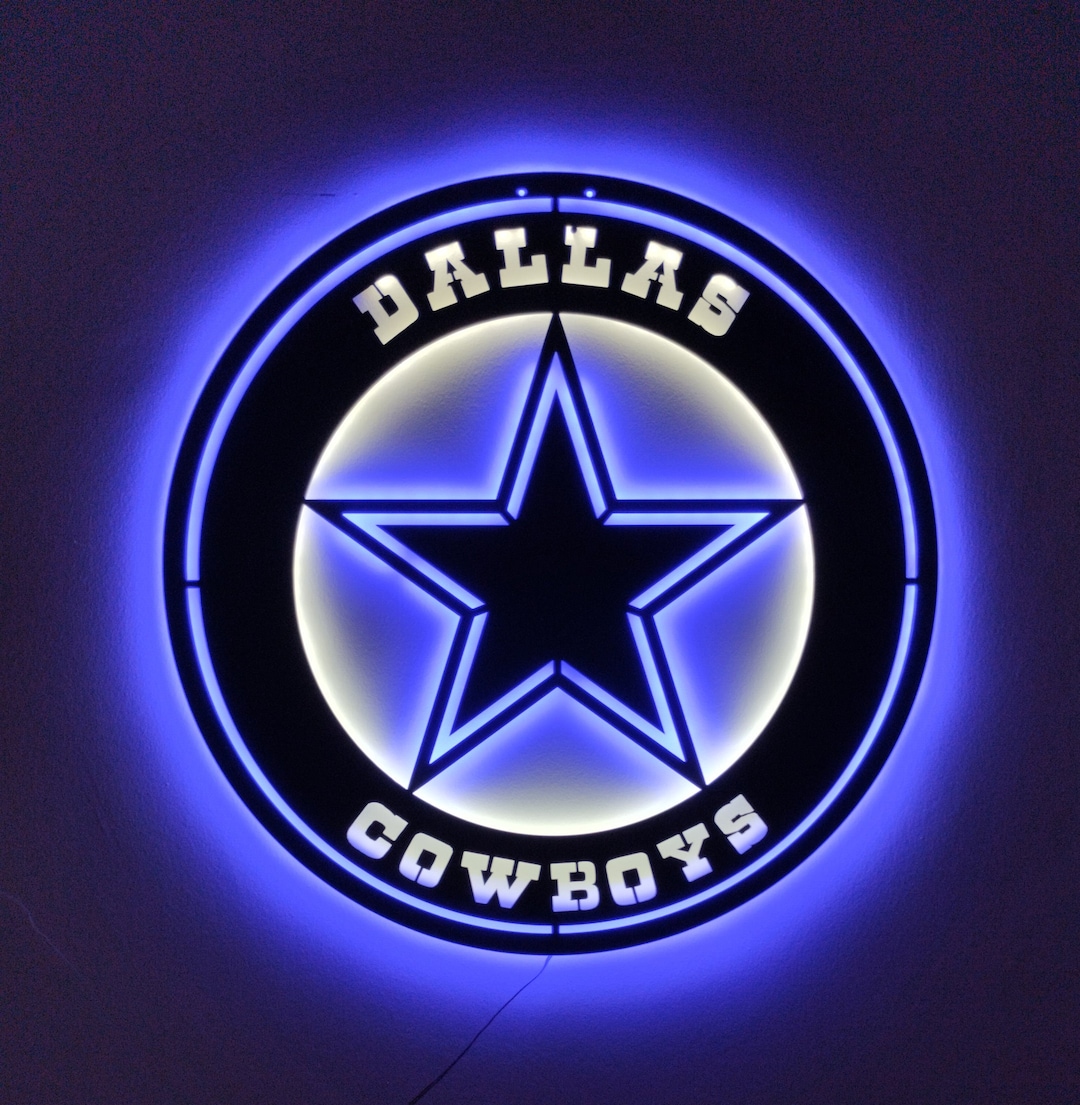 Custom Sports Team Sign, Dallas Cowboys, Metal Wall Decor, Football ...
