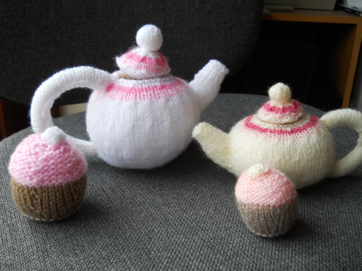 Knitted Play Tea Set Tea for Two Tea Party Play Food - Etsy