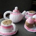 Knitted Play Tea Set , Tea for Two, Tea Party, Play Food - Etsy