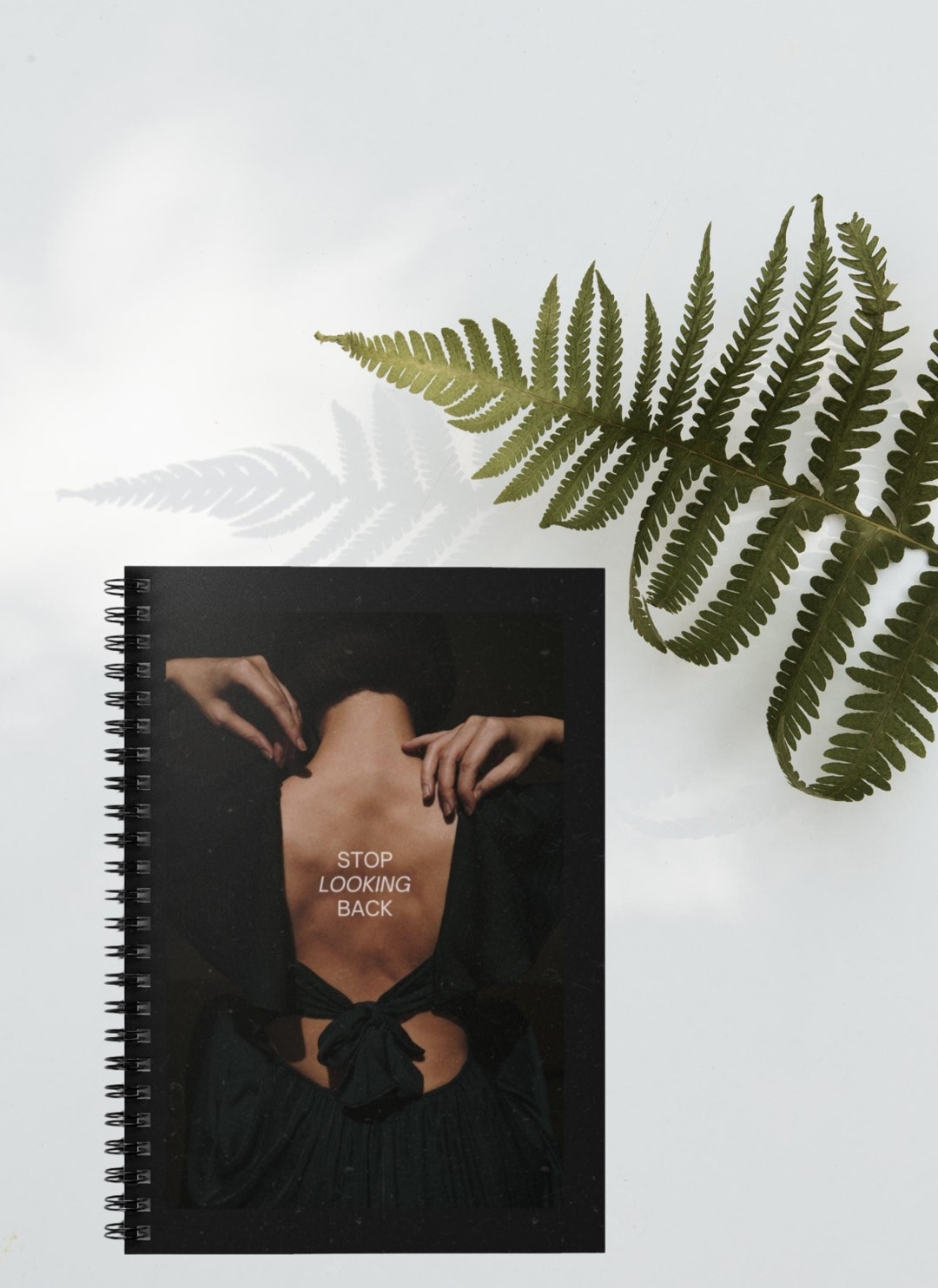 Stop Looking Back Spiral Bound Notebook, Positive Art Christian ...