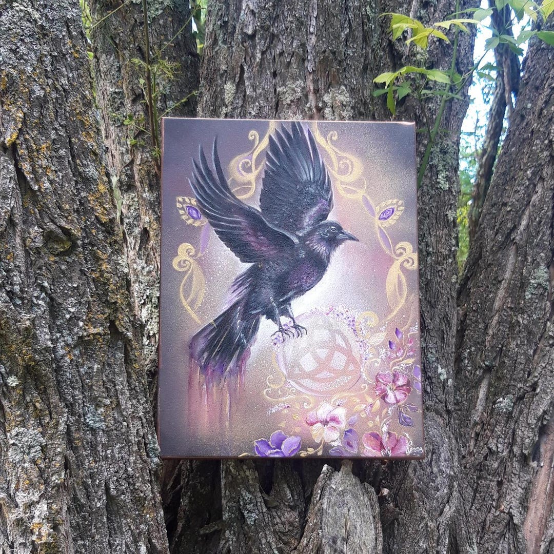 The Crow, a Totem Animal...with Its Magic and Accompanied by Its ...