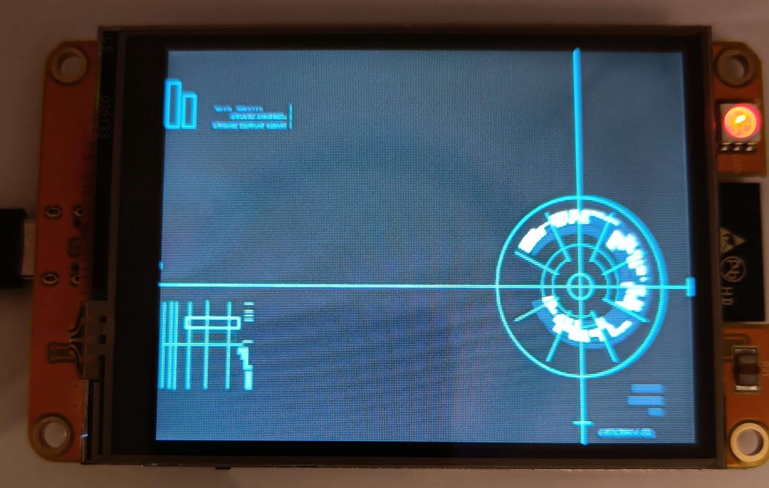 3.2'' Cosplay Prop Display – GIF Animation Touch Screen – Upload Custom ...