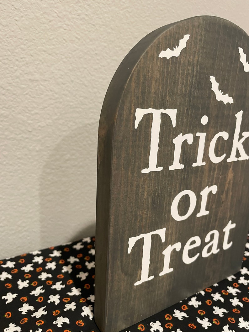 Wooden Sign for Seasonal Decor, Halloween Gravestone Wood Sign, Wood ...