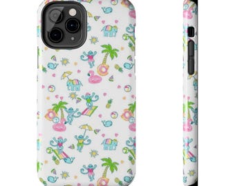 Pink Roller Rabbit Print Phone Case - Etsy