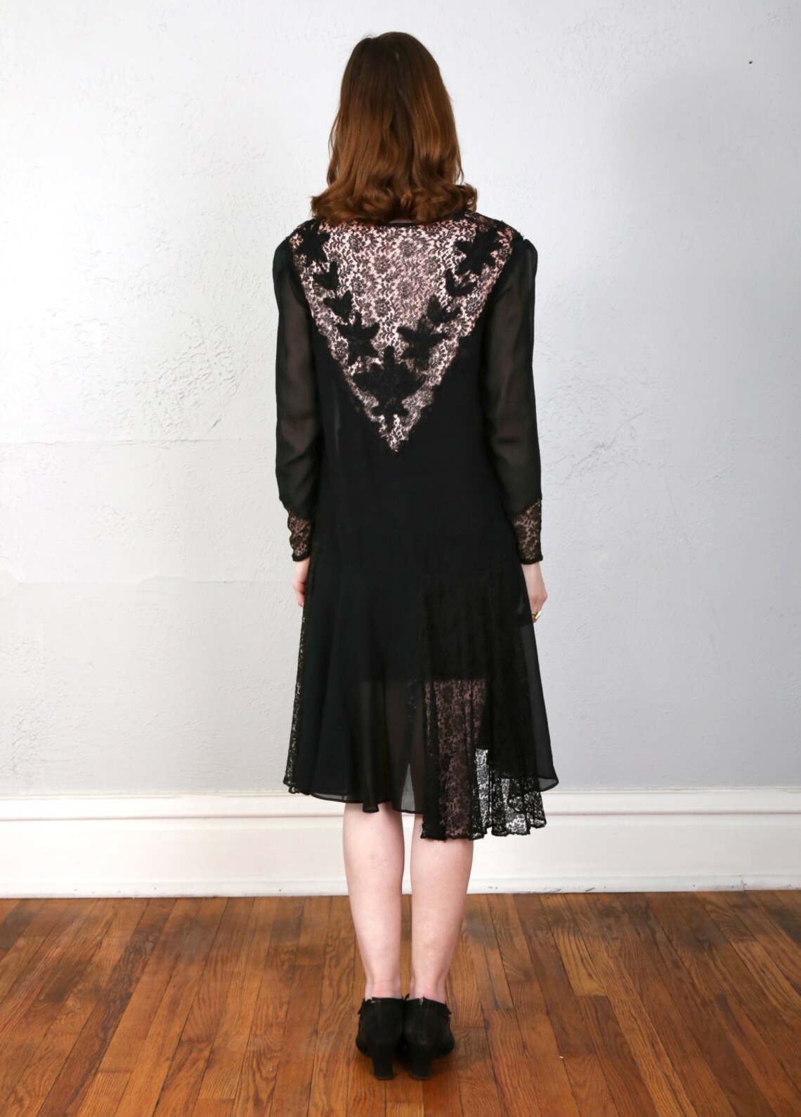 1920s Lace Dress FLAPPER GOWN - Etsy