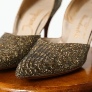 Gold Stiletto High Heel Shoes . Fancy Footwear - Etsy