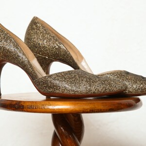 Gold Stiletto High Heel Shoes . Fancy Footwear - Etsy