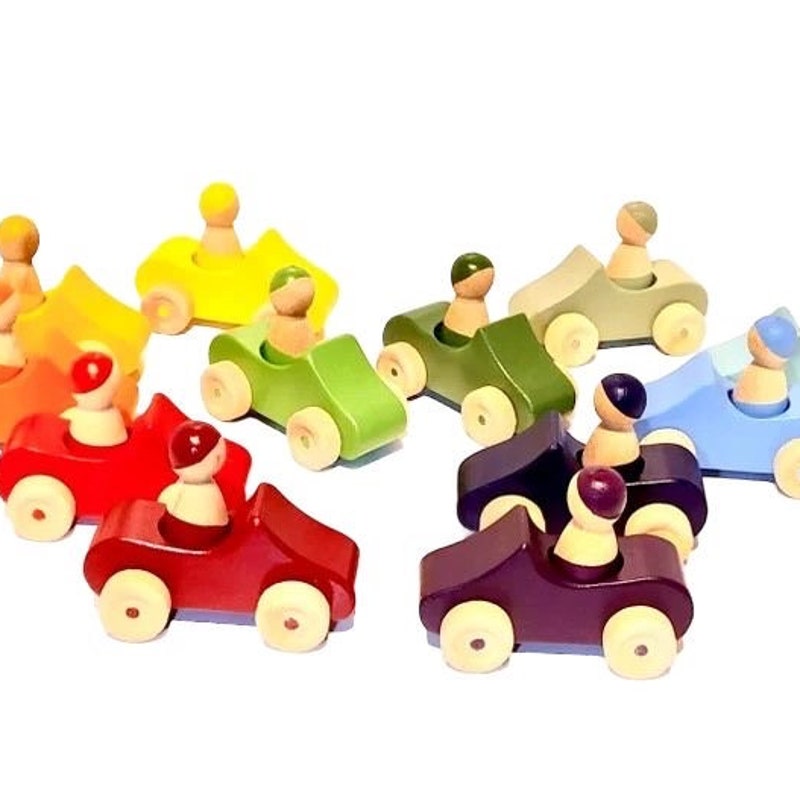 Peg People Car - Etsy