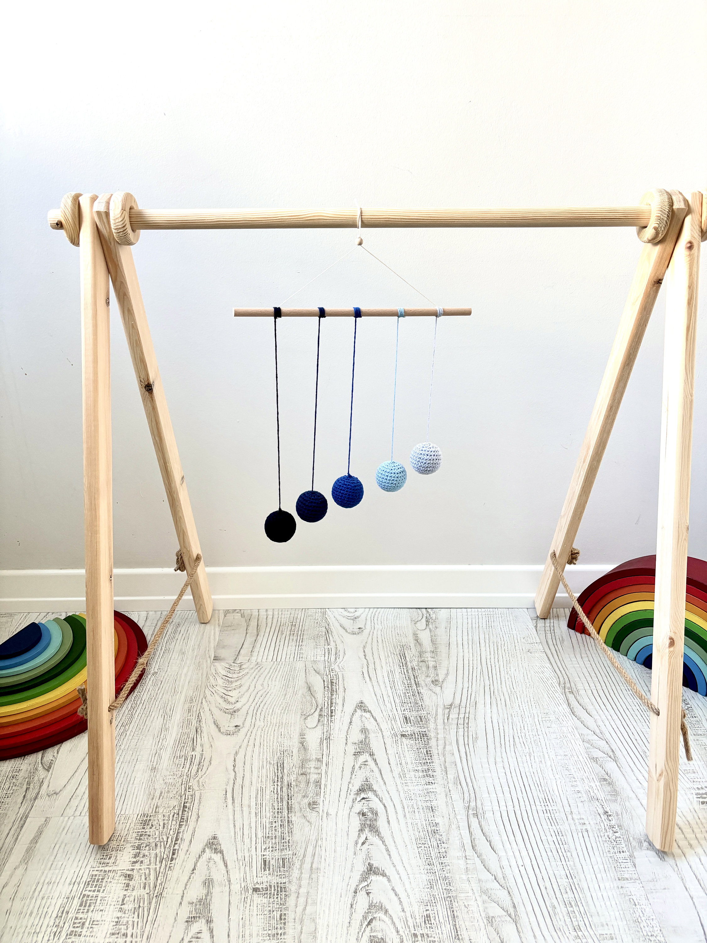 Montessori Gobbi Mobile, Hanging Mobile, Montessori Baby, Newborn ...