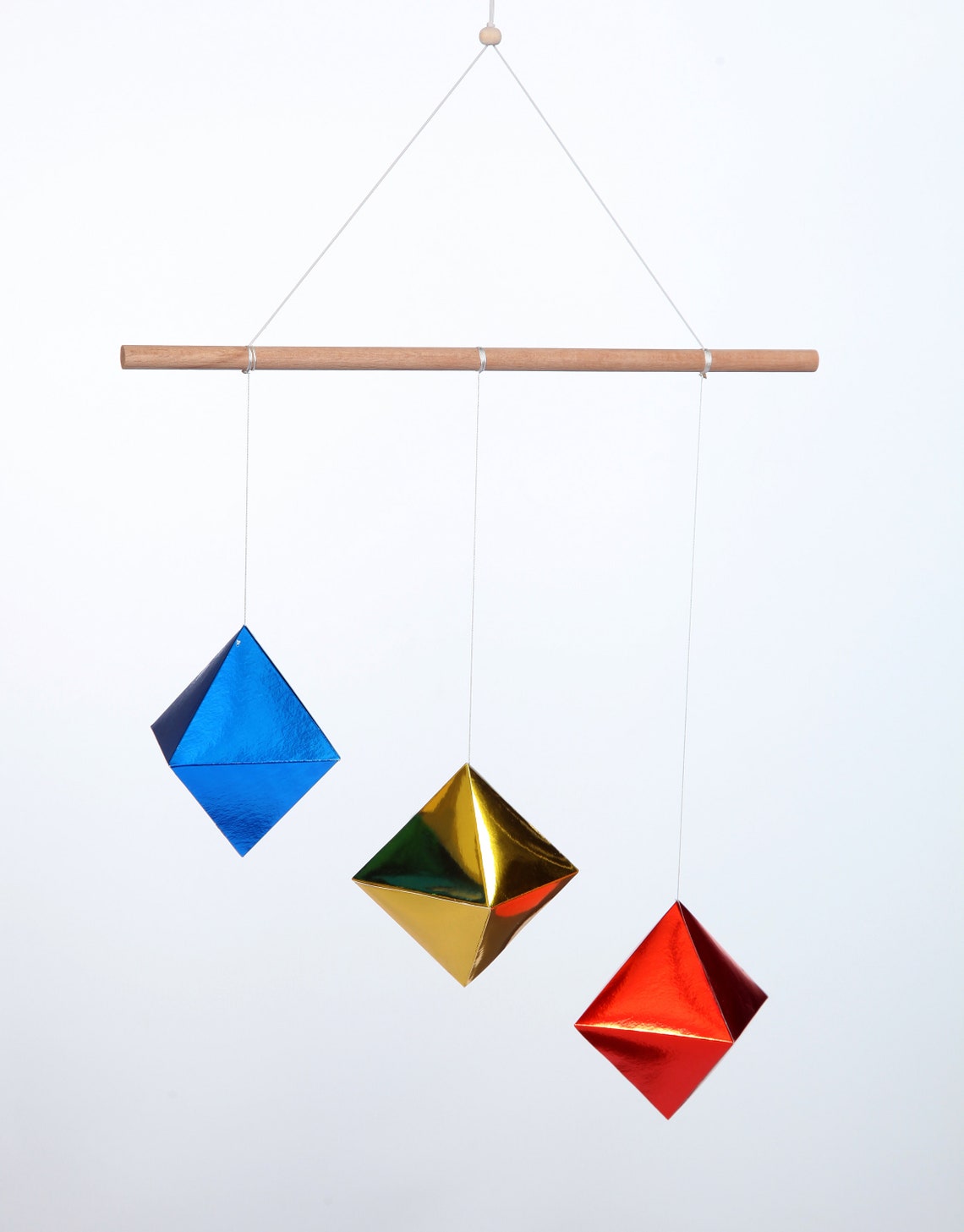 Montessori Octahedron Mobile, Baby Gift, Newborn Montessori ...