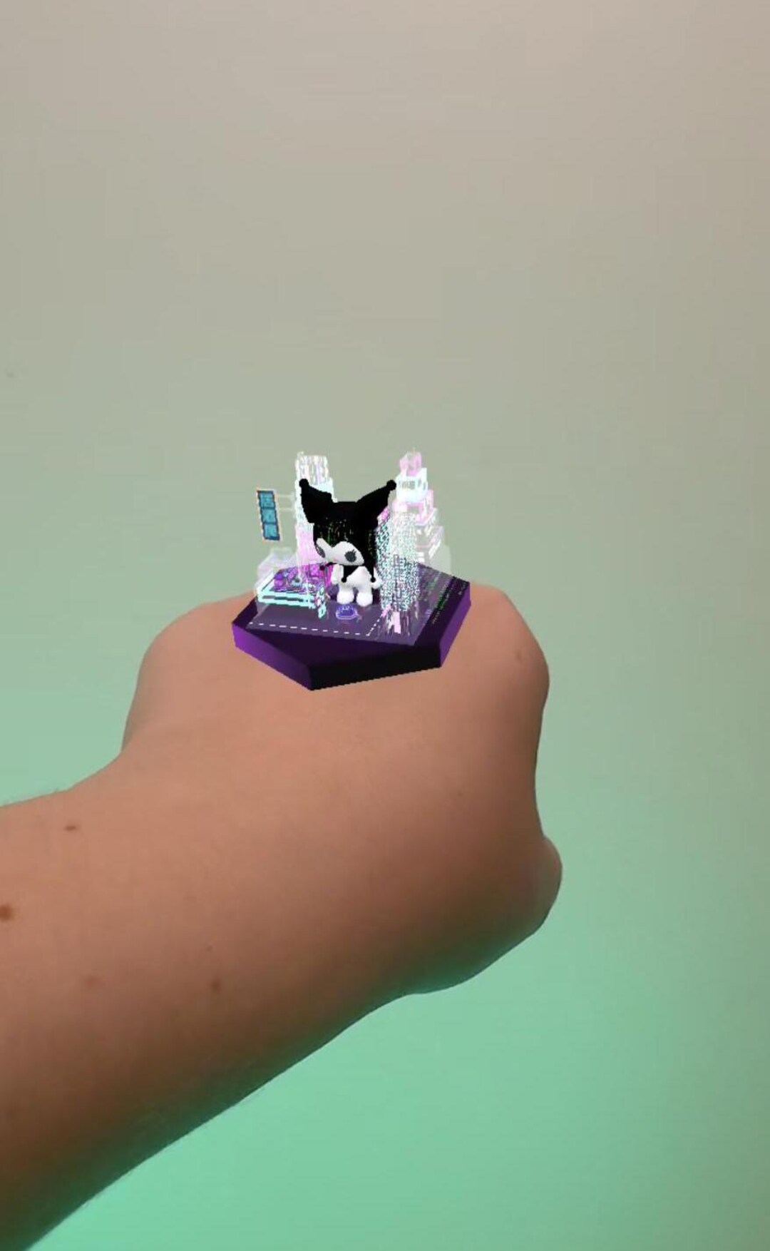 AR Tattoo Kuromi City 3D Temporary Tattoos in Augmented Reality - Etsy