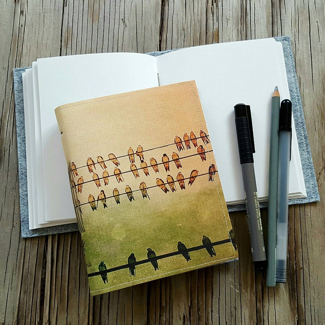 Birds on Wire Journal - Bird Diary, Travel Notebook, Adventure Journal ...