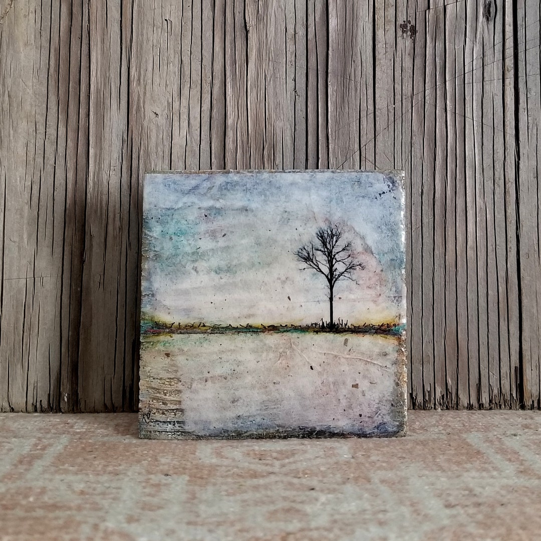 Tree of Strength Mixed Media Art - Etsy