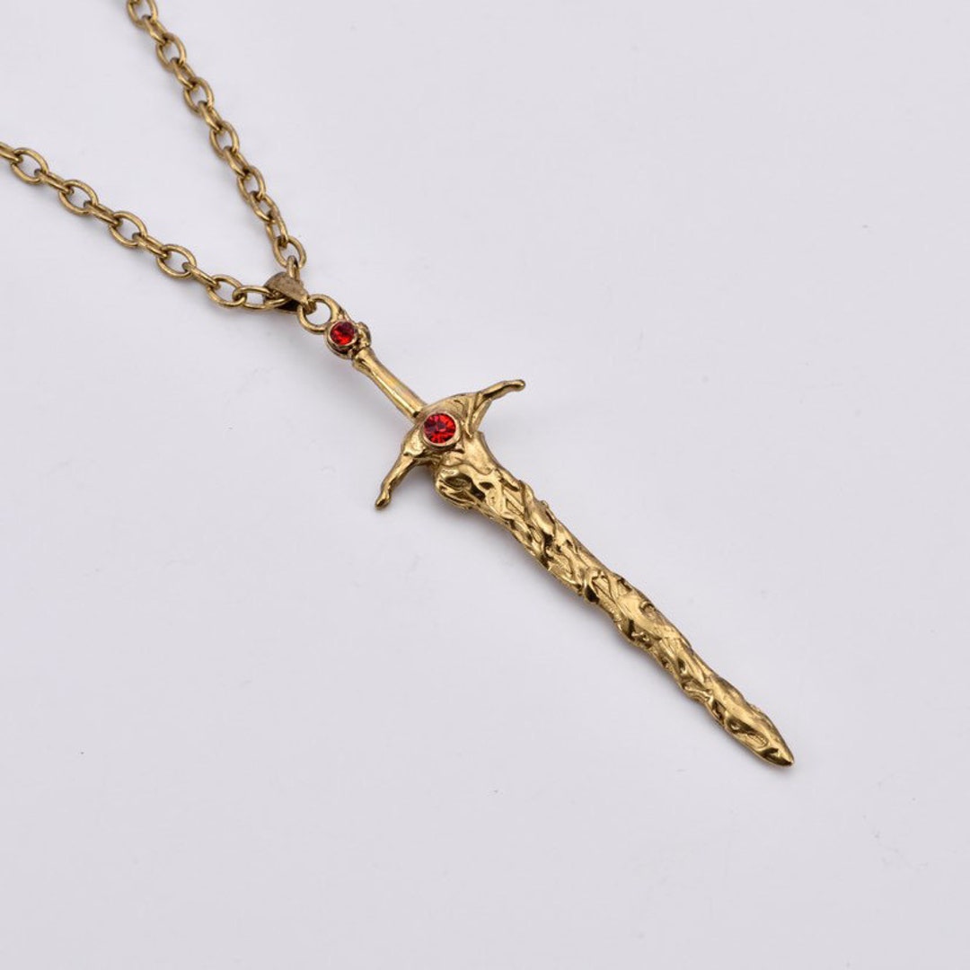Enigma's Blade Talisman Pendant & Necklace Gold - Etsy