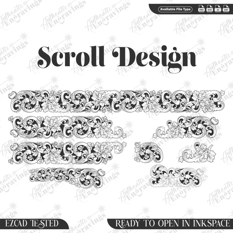 Scroll Svg - Etsy