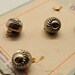 Vintage Buttons, 4 Tiny Matching Silver Balls Metal, BW Co. Shanks, NOS ...