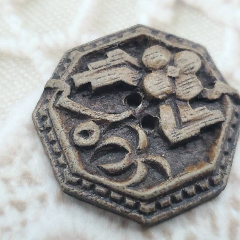 Large Floral Buttons - Etsy