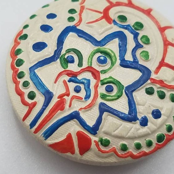 Embossed Button - Etsy