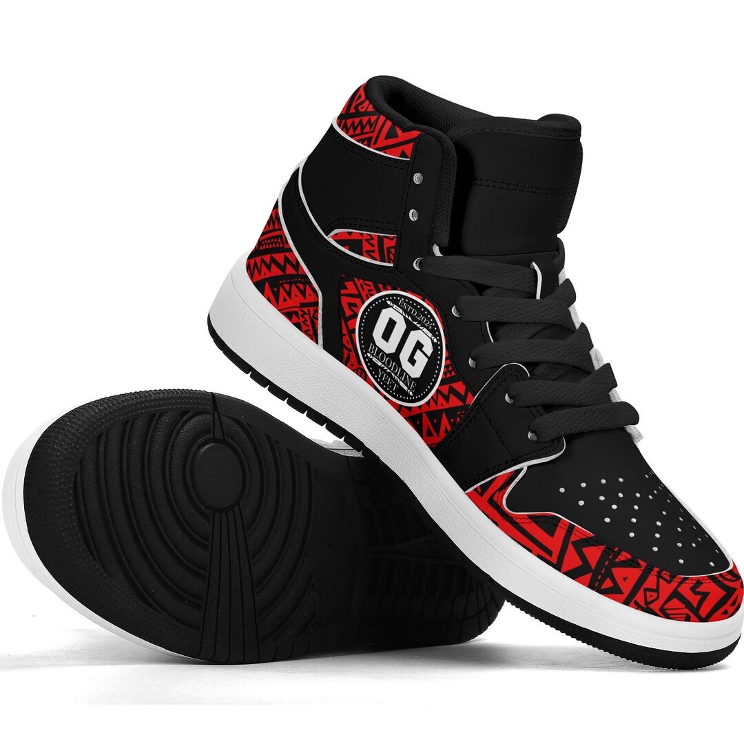 Kids OG Bloodline Wrestling YEET Shoes the Bloodline Wrestling Sneakers ...