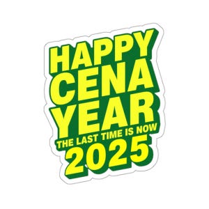 Vintage Inspired John Cena Stickers Wrestling Fan Gift Idea for John ...