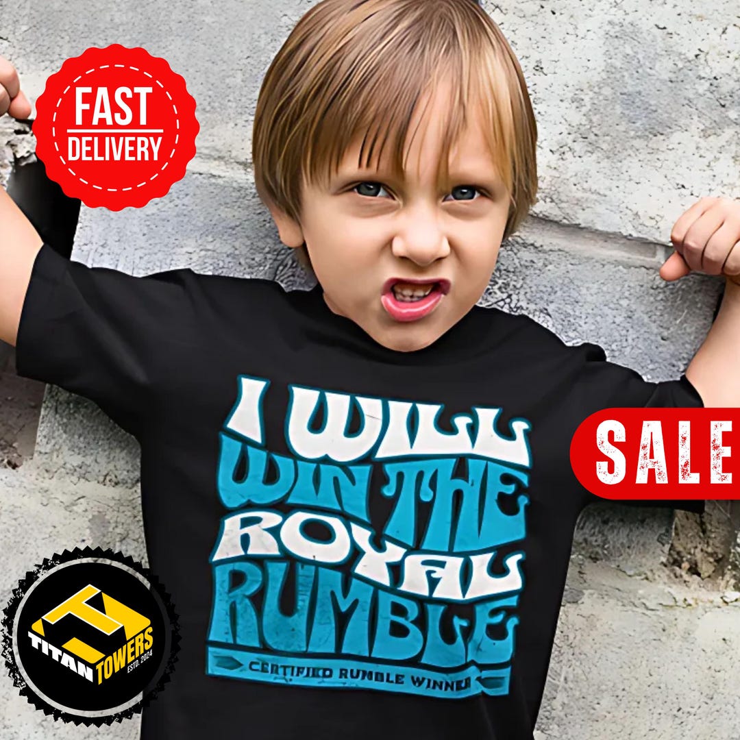 WWE Royal Rumble Inspired Shirt for Kids Wrestling Shirt Gift for Kids ...