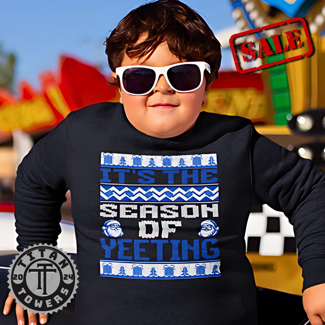 Jey Uso Yeet Season of YEETING Kids Sweater Wrestling Christmas Kids ...