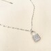 Elegant Padlock Necklace Sparkling Lock Charm on Delicate Chain - Etsy