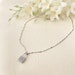 Elegant Padlock Necklace Sparkling Lock Charm on Delicate Chain - Etsy
