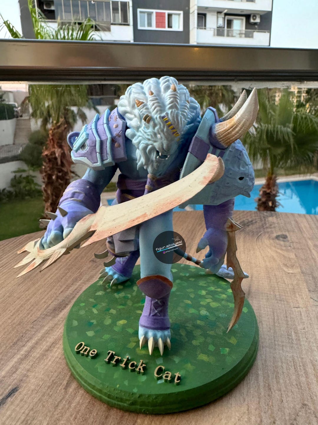 Figura de Rengar de League of Legends impresa en 3D hecha a mano ...