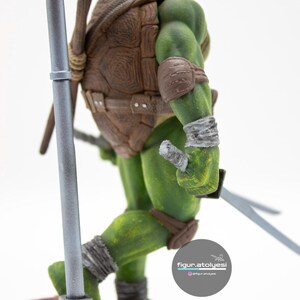 Leonardo Hand Painted TMNT Collectible Custom Ninja Turtle Art Handmade ...