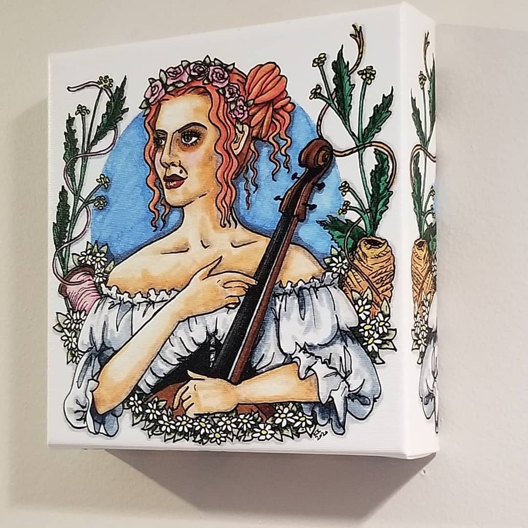 Sister Kinderhook Melora Creager Rasputina Fan Art Giclée Print - Etsy