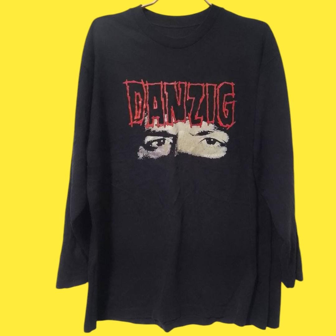 Vintage DANZIG Tshirt Single Stitch Re-print / Vintage Tshirt New Print ...