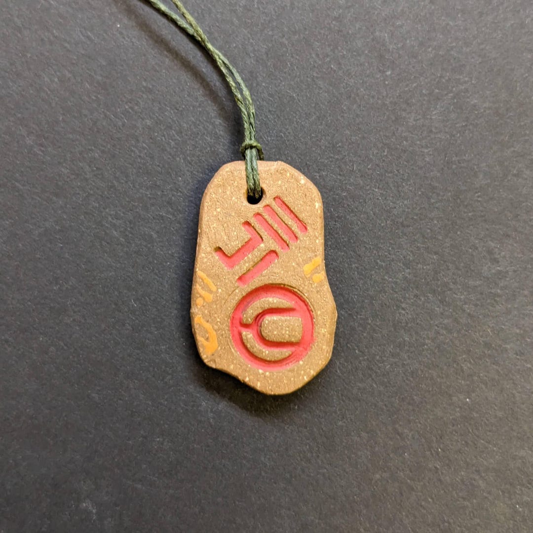 Stone Protection Talisman (red and Orange) - Etsy