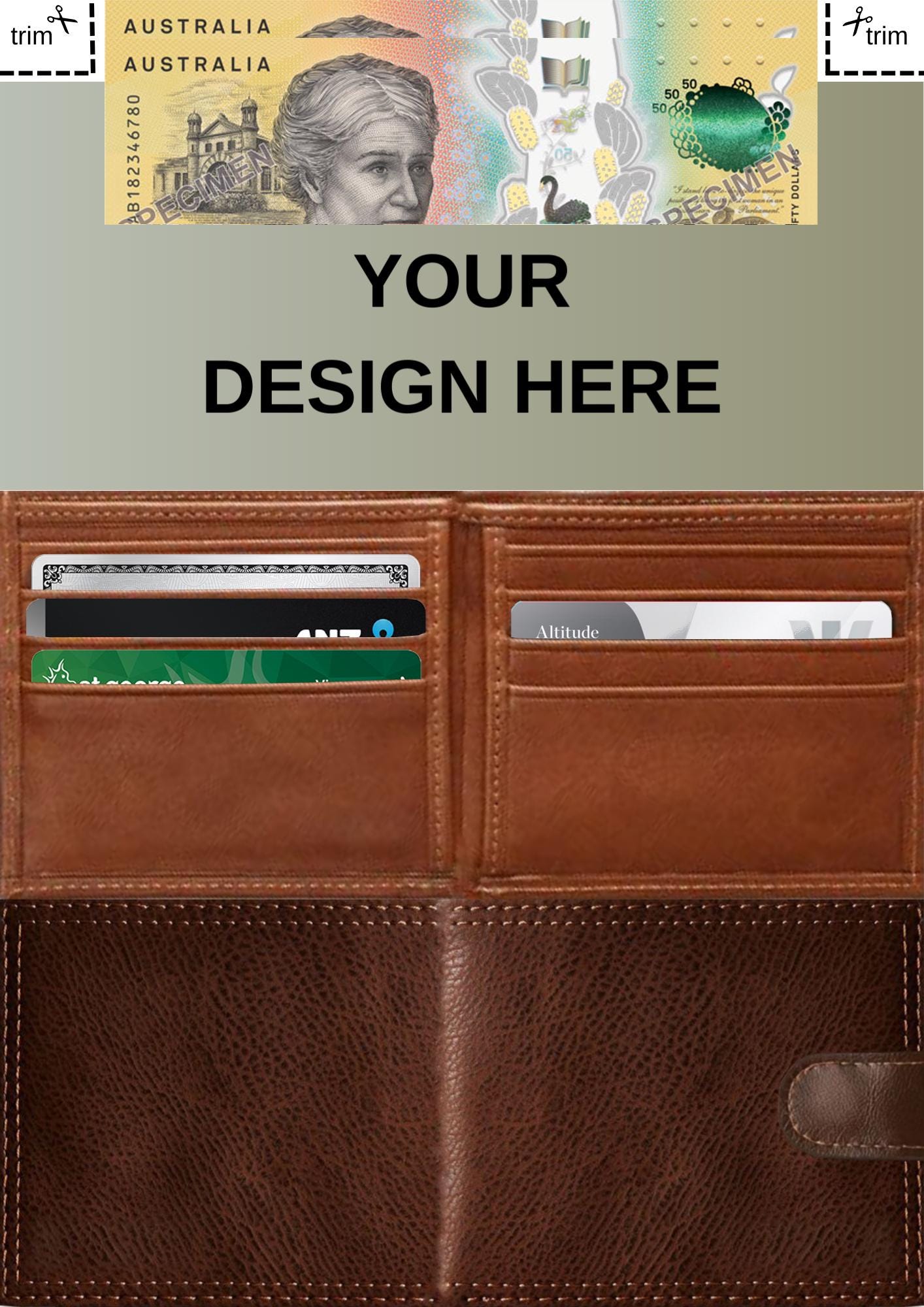 Australian Note Version | Creative Advertising Lost Wallet Flyer ...