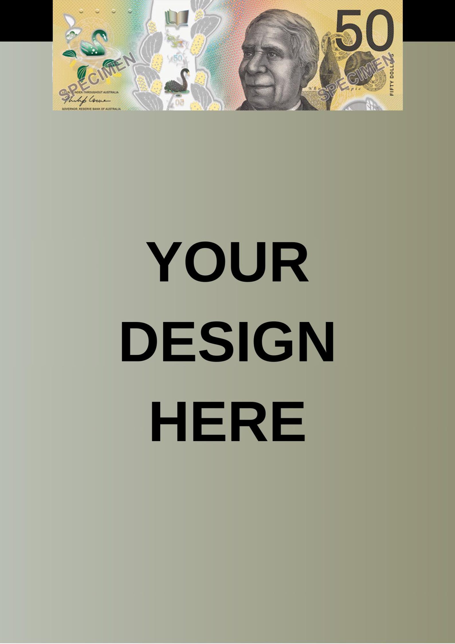 Australian Note Version | Creative Advertising Lost Wallet Flyer ...