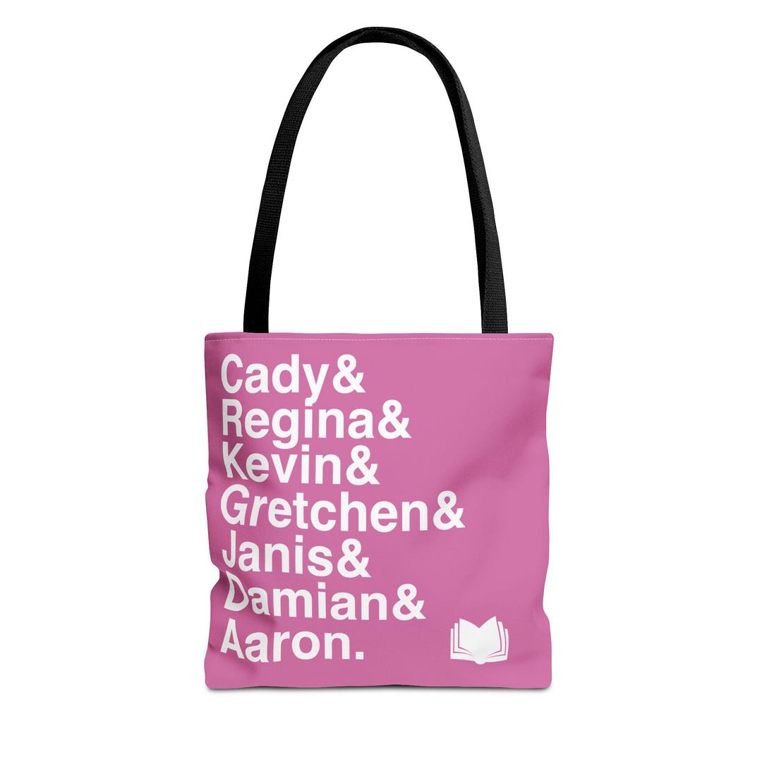 Mean Girls Tote Bag - the Plastics, Cady Heron Names List Bag | on ...