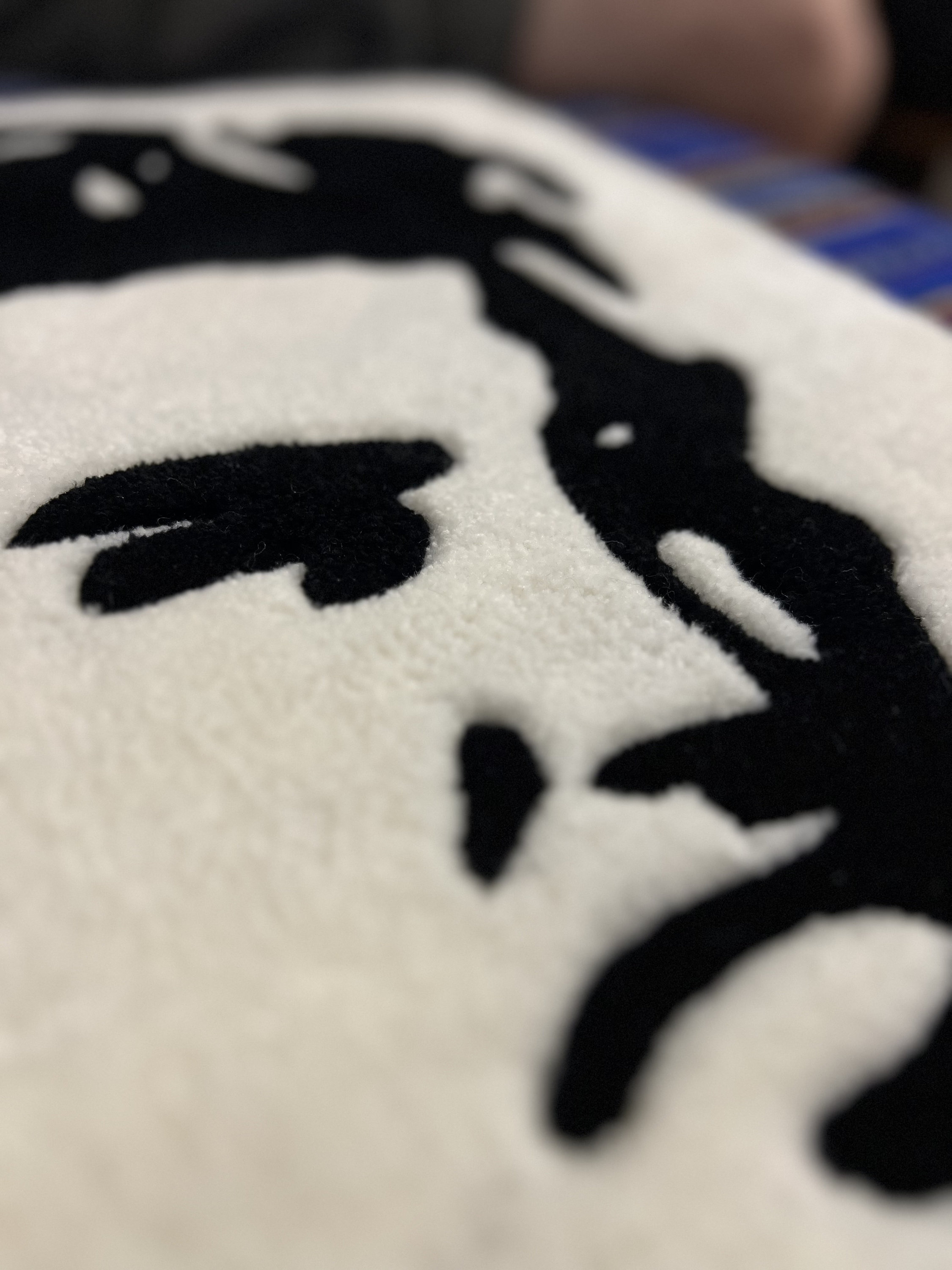 Elvis Presley Tufting Handmade Rug, Black and White, Portrait, Rug ...