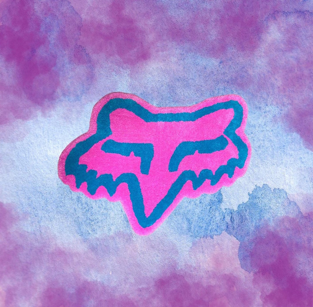 Tufting Rug – Fox Racing Logo – Unique Floor and Wall Decoration ...