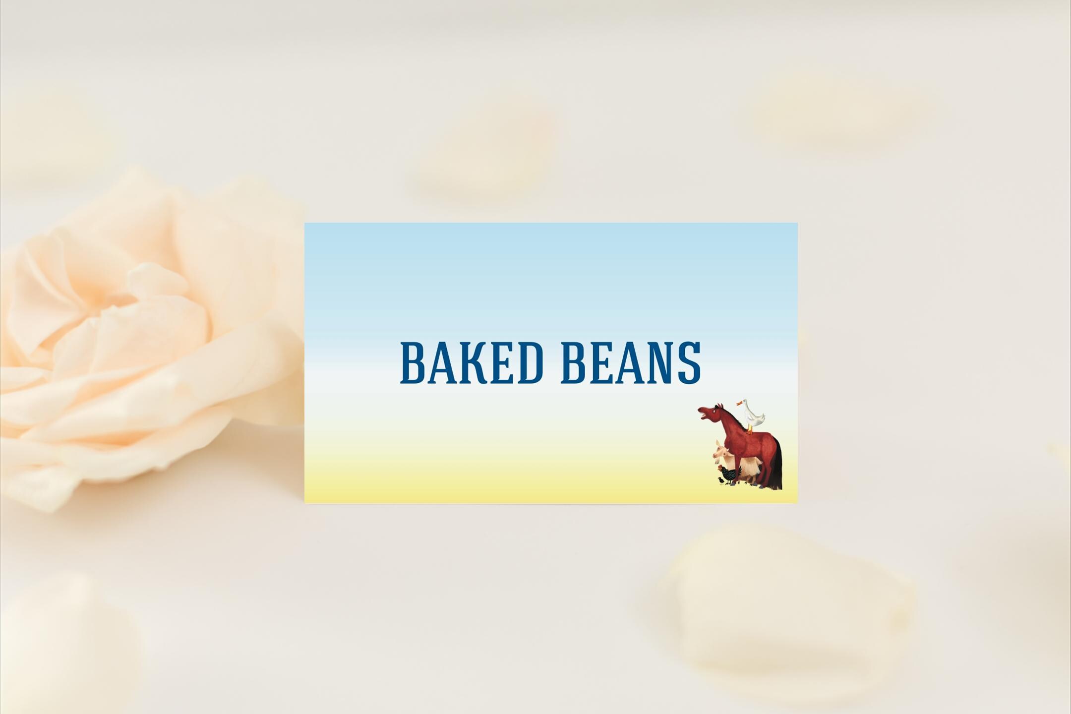 Editable Little Blue Truck Food Tent Place Cards Birthday Party Design ...