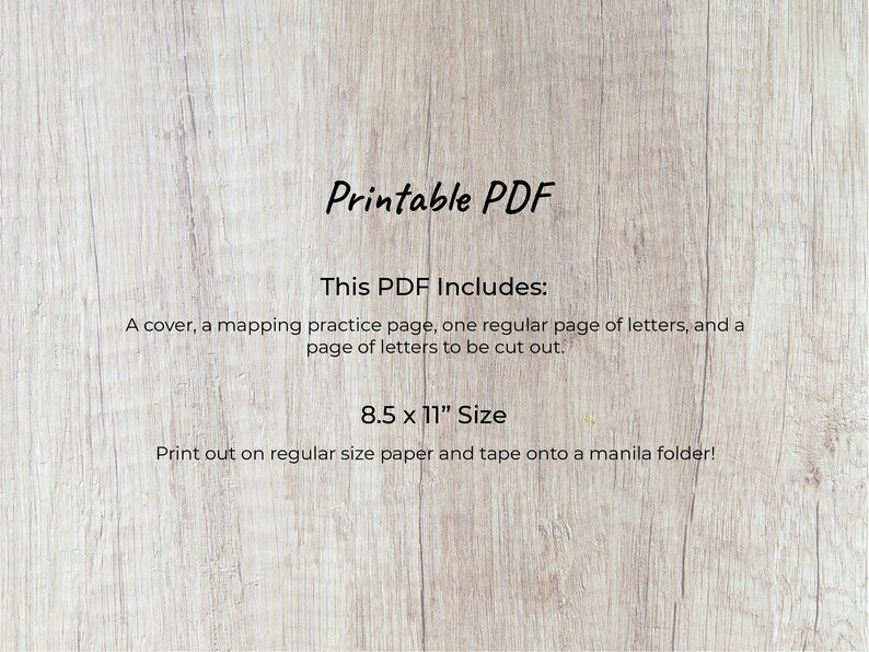 Phonics Folder Printable PDF, Digital Download, Kindergarten Phonics ...