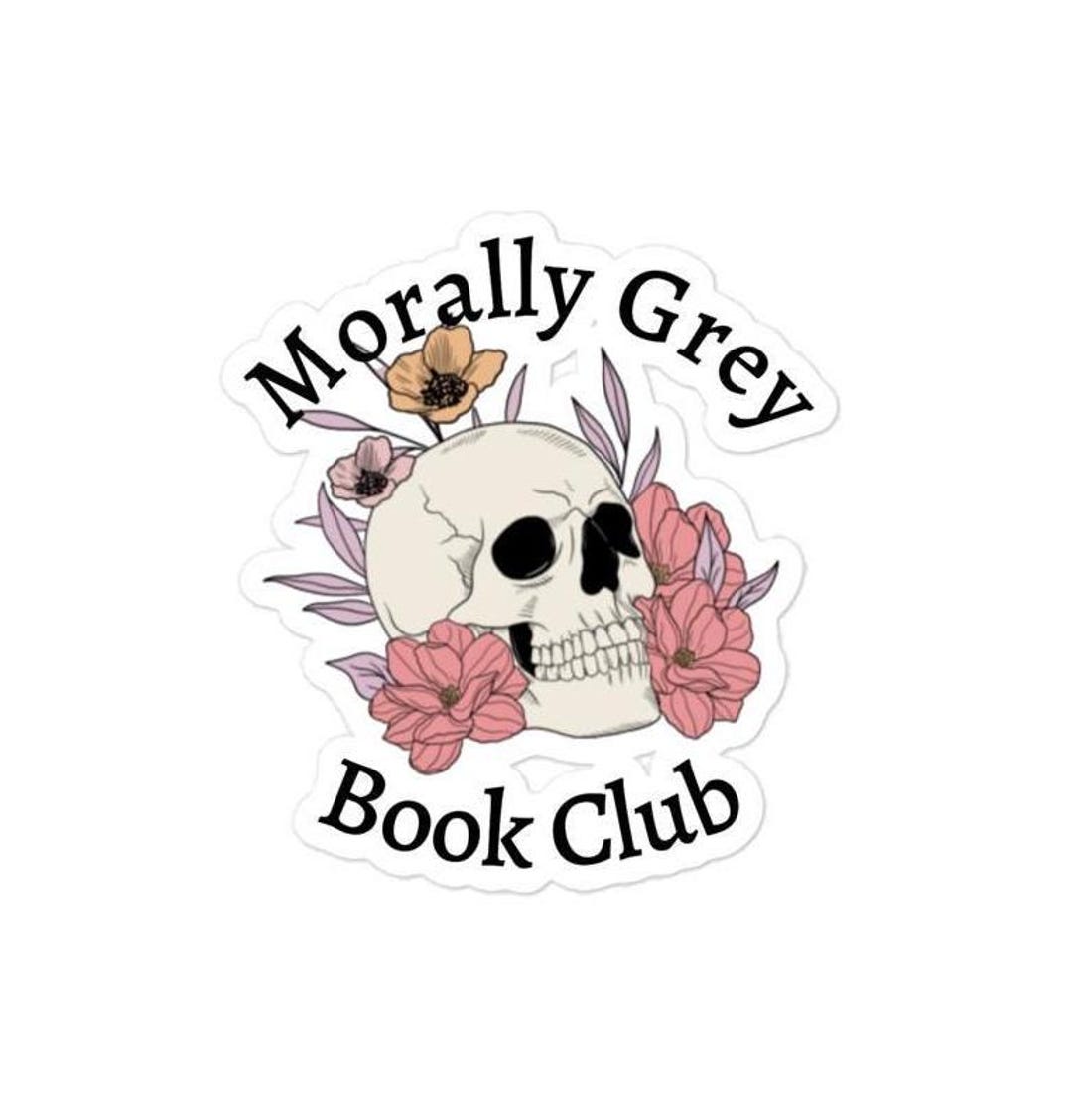 Morally Grey Book Club Sticker Book Reader Stickers for Kindles and ...