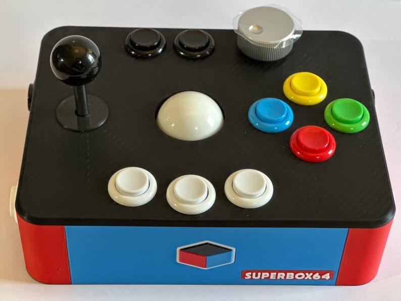 USB Retro Arcade Box Controller Joystick Trackball Spinner Combo ...