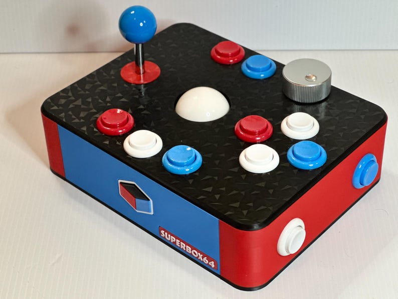 USB Retro Arcade Box Controller Joystick Trackball Spinner Combo Supports Mac PC Windows Linux ...