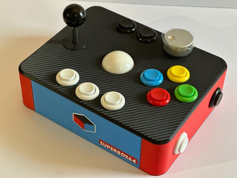 USB Retro Arcade Box Controller Joystick Trackball Spinner Combo ...