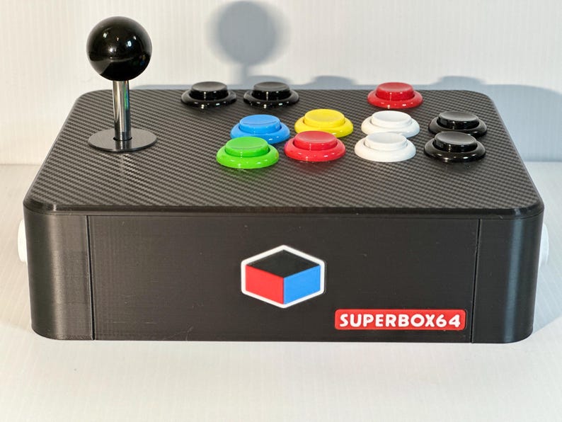 USB Fightstick Retro Arcade Controller Mac PC Windows Linux Raspberry ...