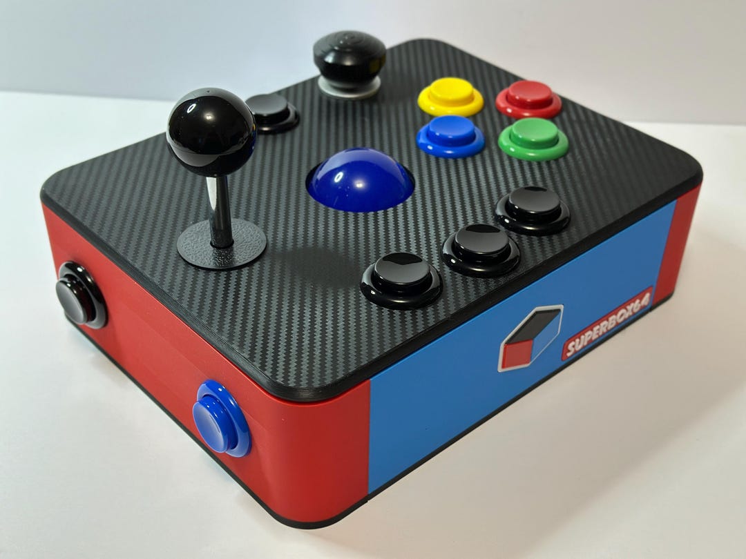 Retro Arcade Game Controller: USB, LED Buttons, Trackball, Spinner - Etsy